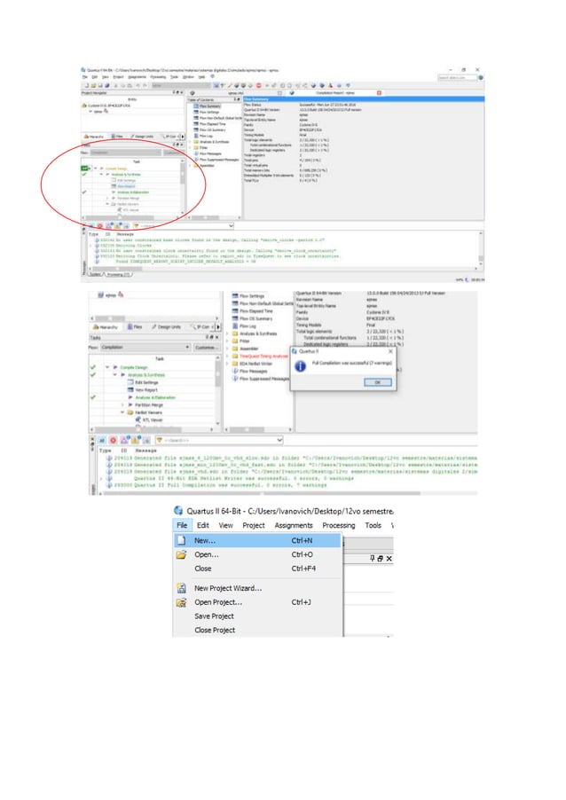 Pasos para simular una mss en vhdl | PDF