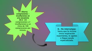 Pasos para una reanimación cardiopulmonar | PPTX