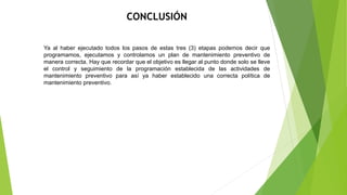 Etapas para un plan de mantenimiento | PPTX | Civil Engineering ...
