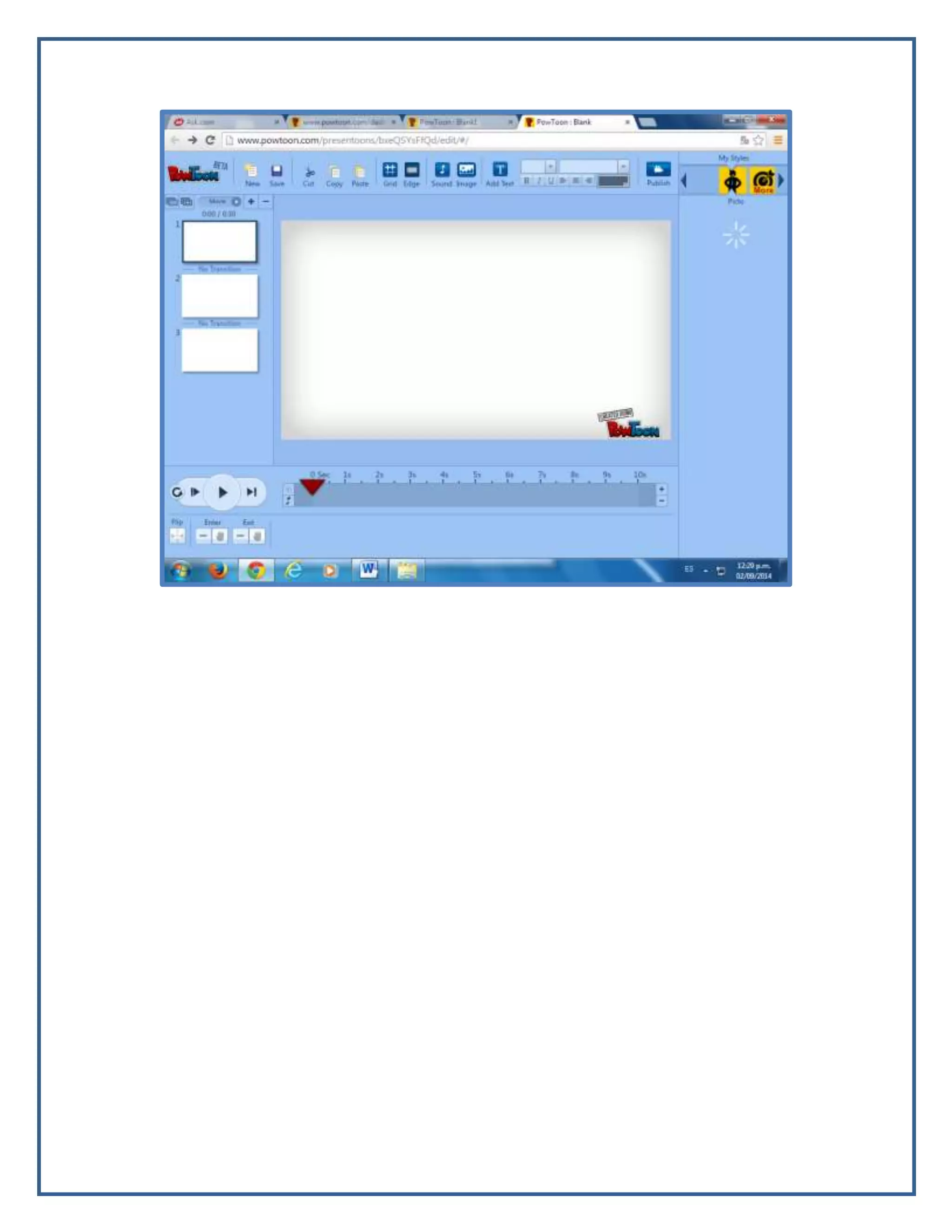 Pasos powtoon | DOCX