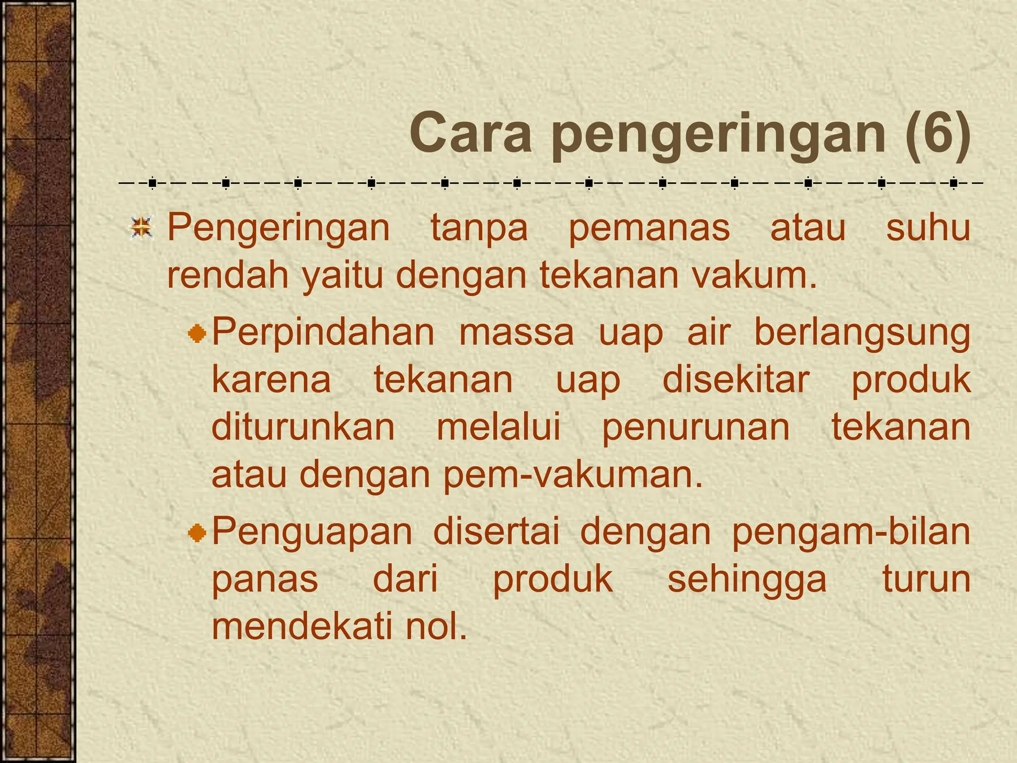 Teknik pengolahan pasca panen hasil pertanian | PPT