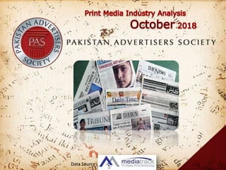 Pas pakistan print media analysis for october 2018 | PPT