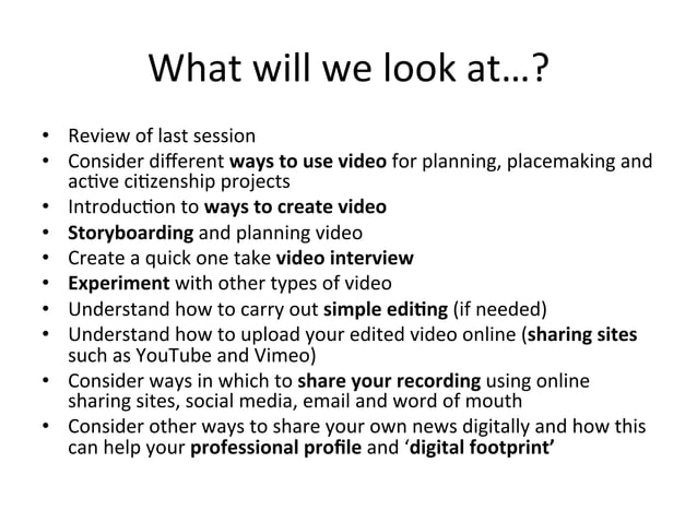 Digital Storytelling Part 2 workshop for PAS | PPT