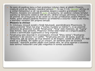 Pasărea phoenix | PPTX