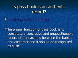 Pass Book | PPT