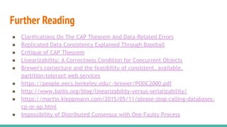 Pass Elk: CAP Theorem since 90s and Beyond | PPT