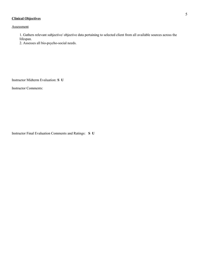 Pass fail clinical performance evaluation tool | DOC | Healthcare ...