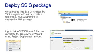 Lift SSIS package to Azure Data Factory V2 | PPTX