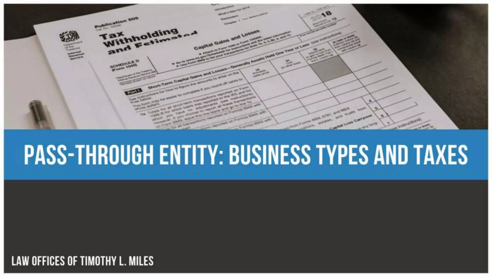 Pass-Through Entity: Business Types and Taxes | PPTX | Business ...