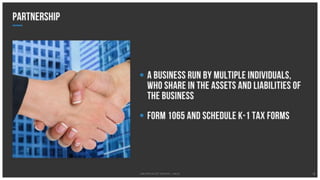 Pass-Through Entity: Business Types and Taxes | PPTX