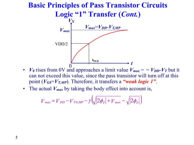 pass-transistors.ppt working of transistors | PPT