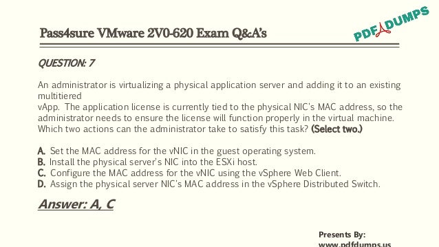 Configure the mac address for the vnic using the vsphere web client ...