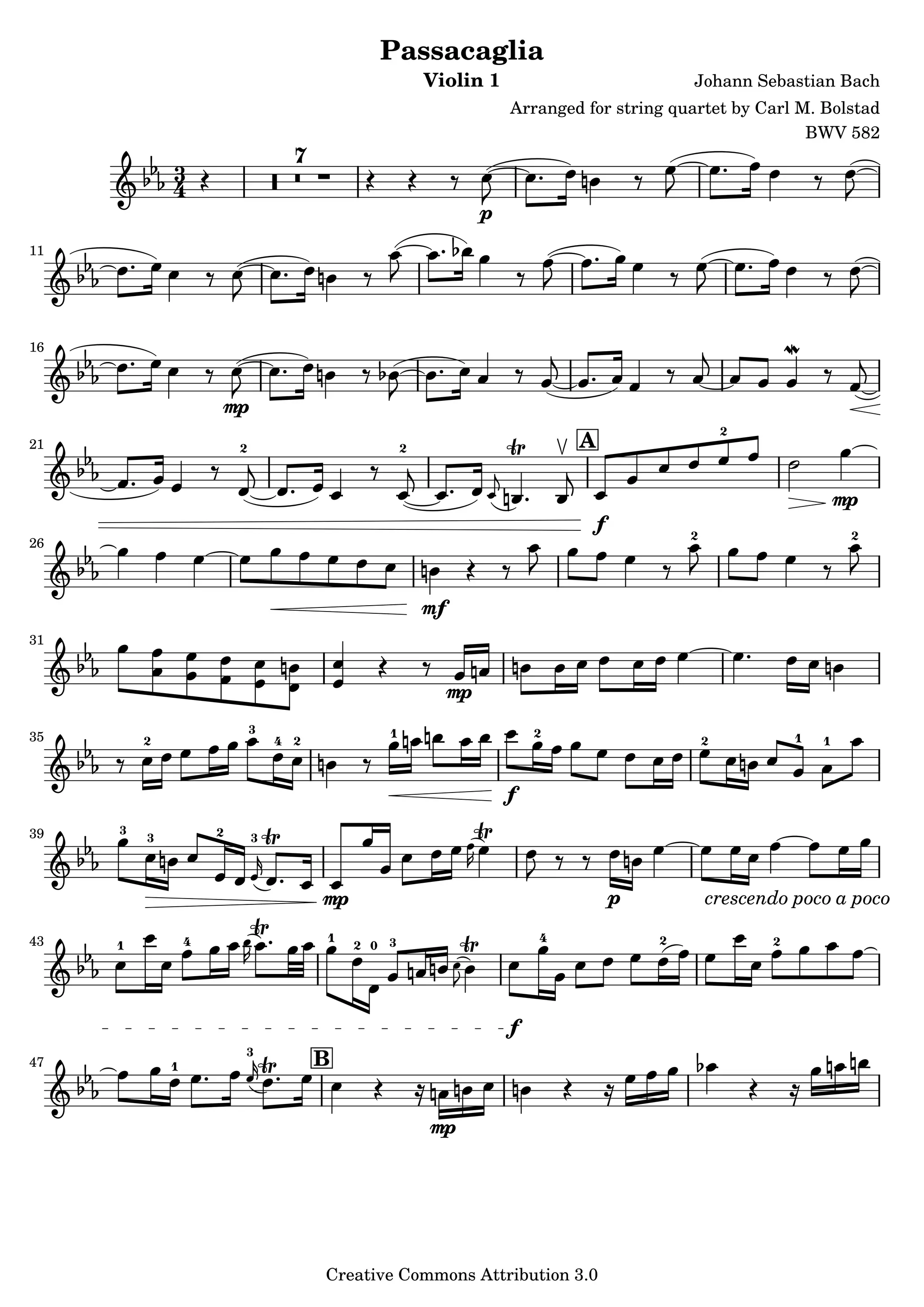 Passacaglia violin 1 | PDF