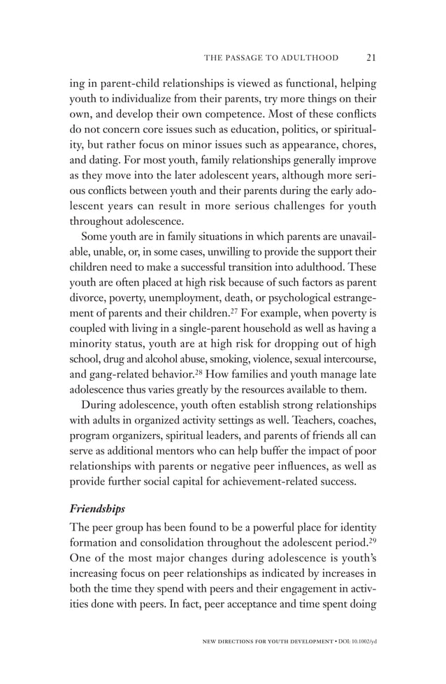 Passage of adulthood | PDF