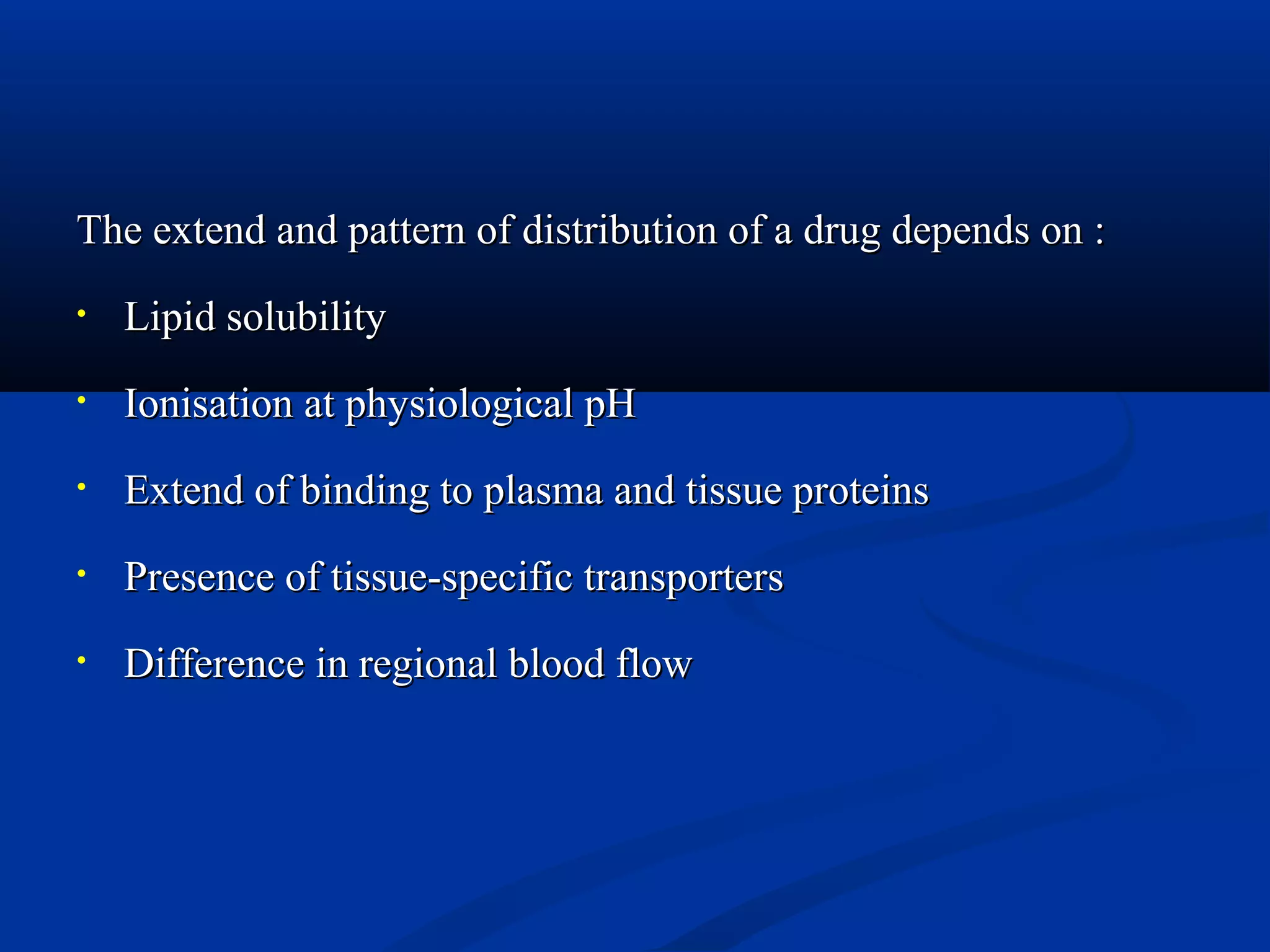 Pharmacokinetics :Passage of drug molecules across cell membrane and ...