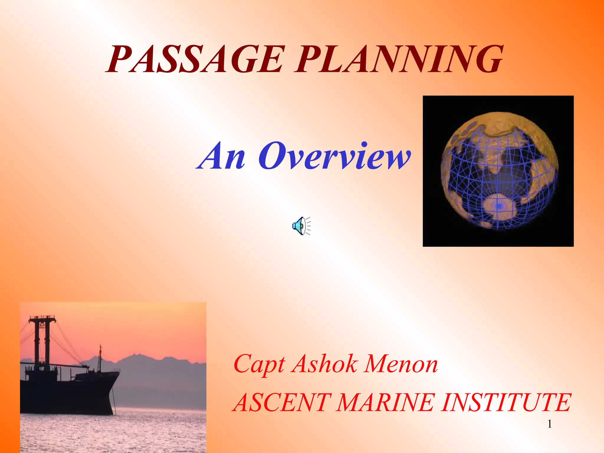 Passage planning | PPT