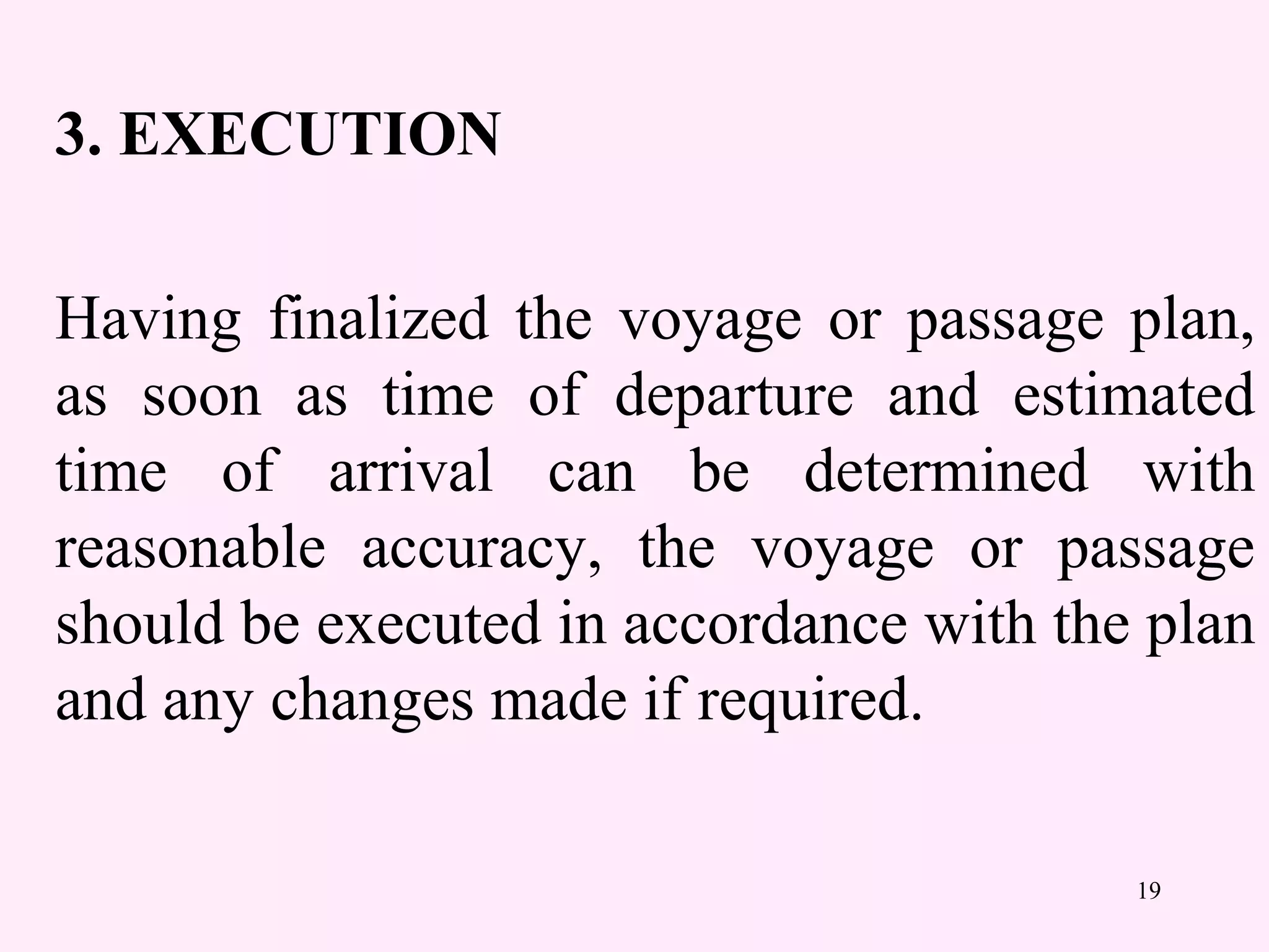 Passage planning | PPT