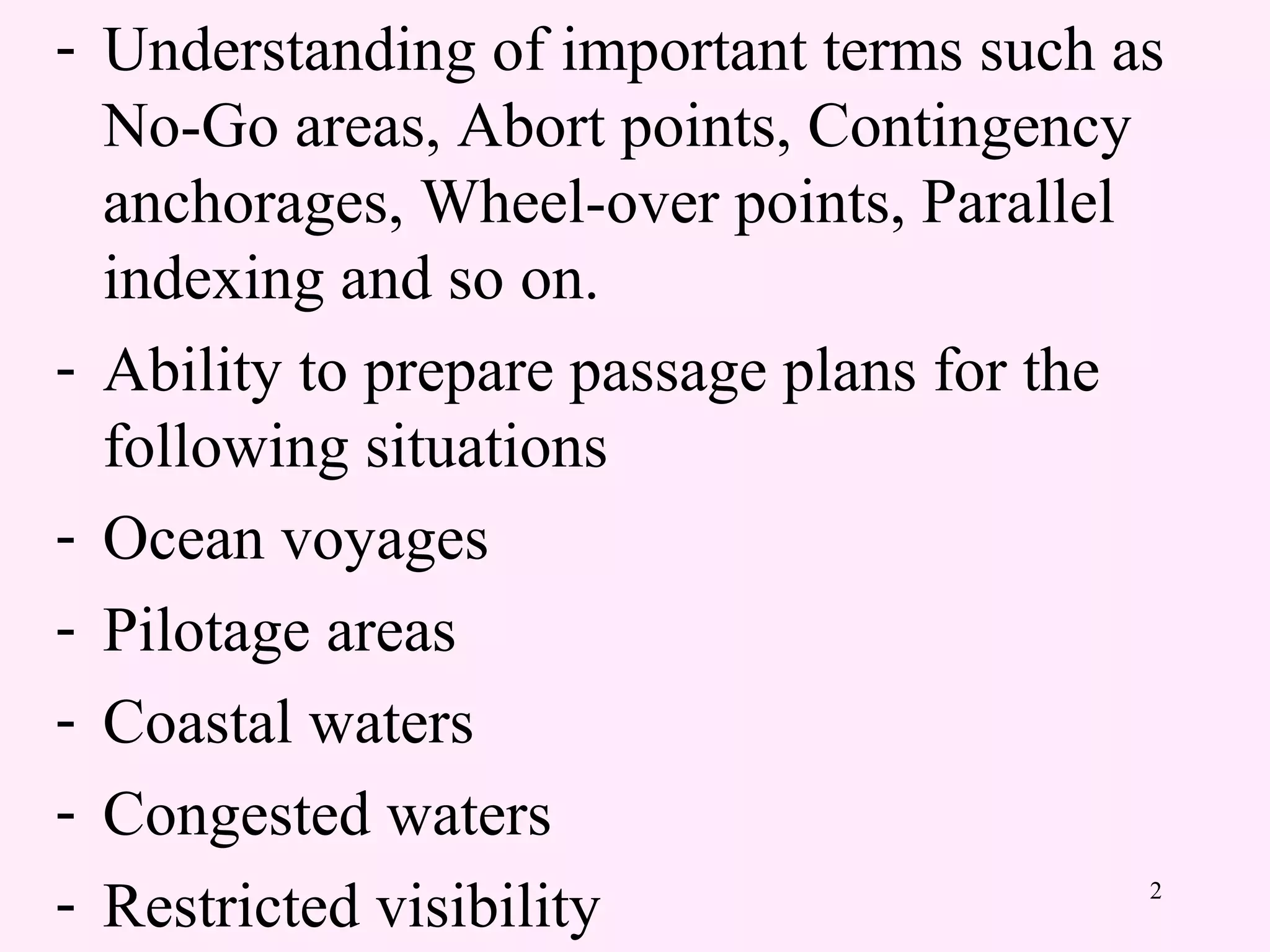Passage planning | PPT