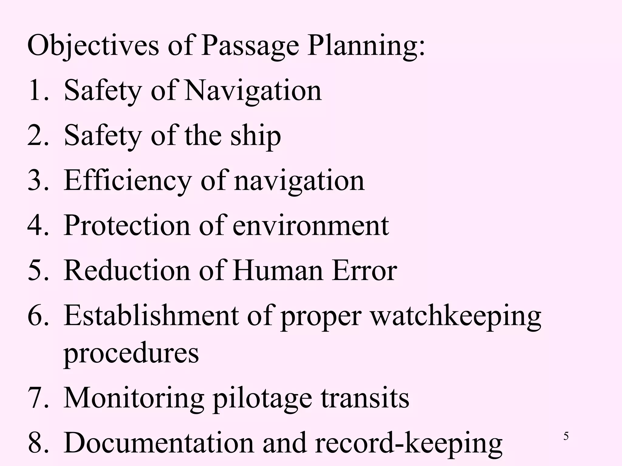 Passage planning | PPT