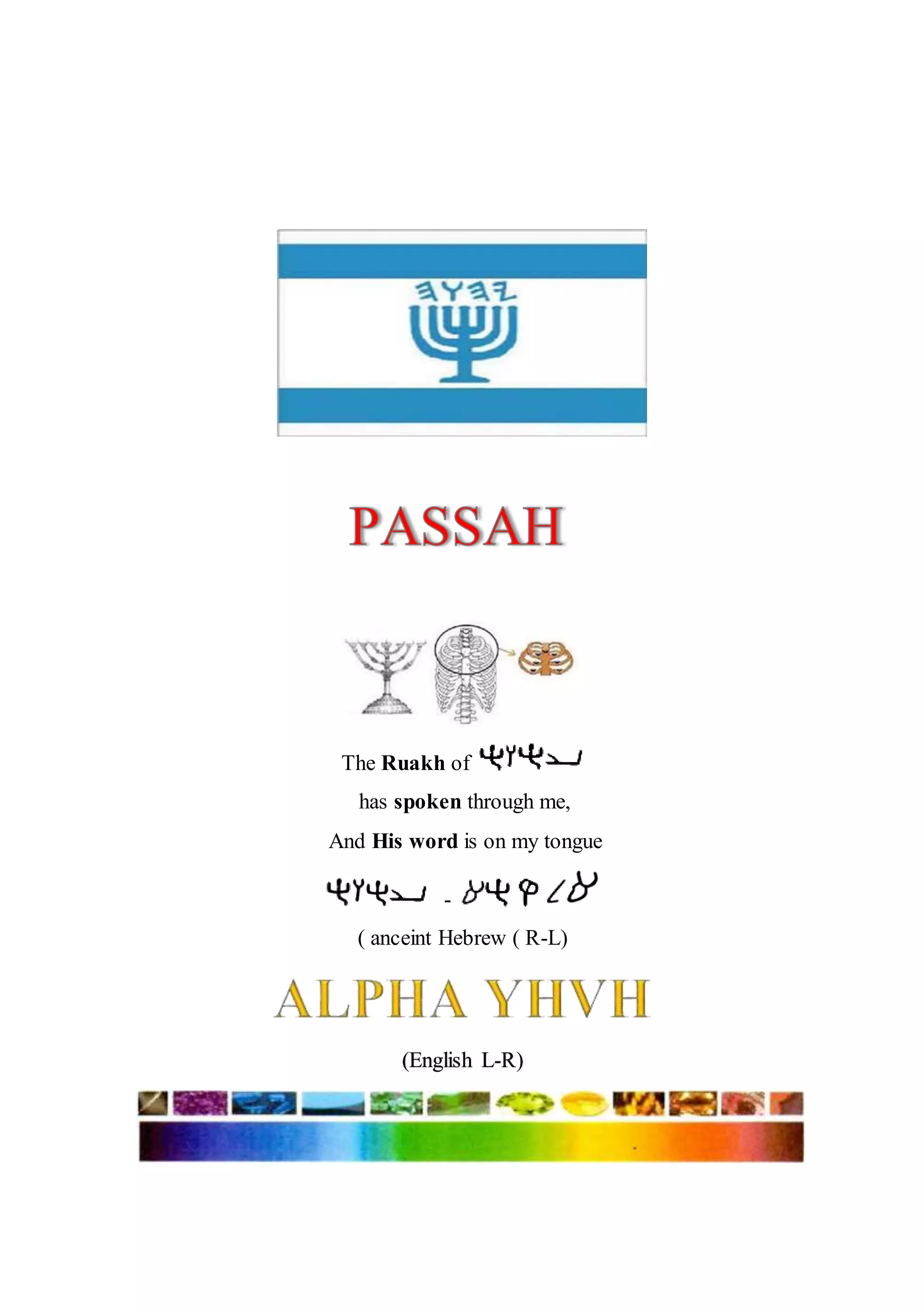 Passah of YHVH ( Passover) | DOCX