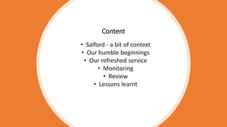 PAS Salford Pre App Journey March 2023 JC.pptx | Web Development | Internet