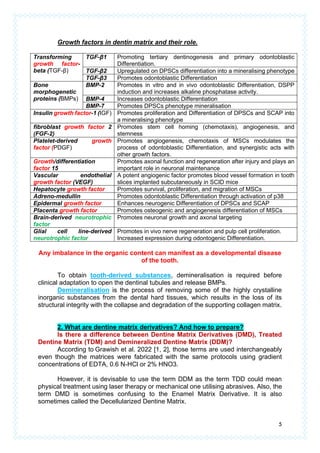 Passant Nagi - Dentine matrix drivatives use in paediatric dentistry 18 ...
