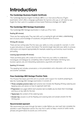 Pass cambridge bec_vantage-self-study-original | PDF
