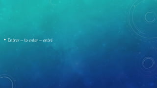 Passé compose with être in english verb by jasleen | PPTX