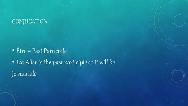 Passé compose with être in english verb by jasleen | PPT