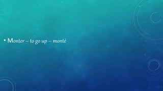 Passé compose with être in english verb by jasleen | PPTX