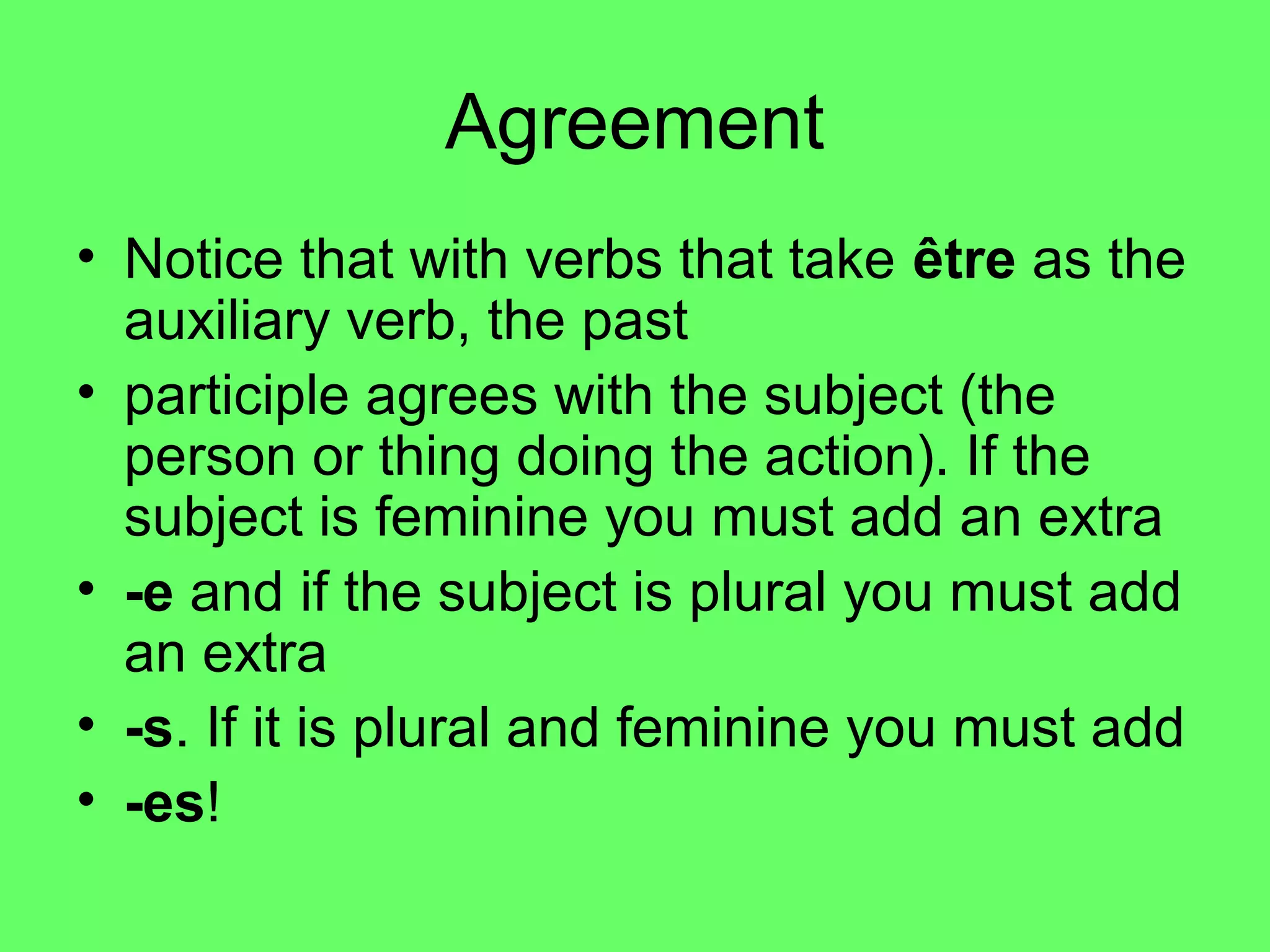 Passé composé revision | PPT