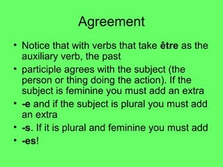 Passé composé revision | PPT