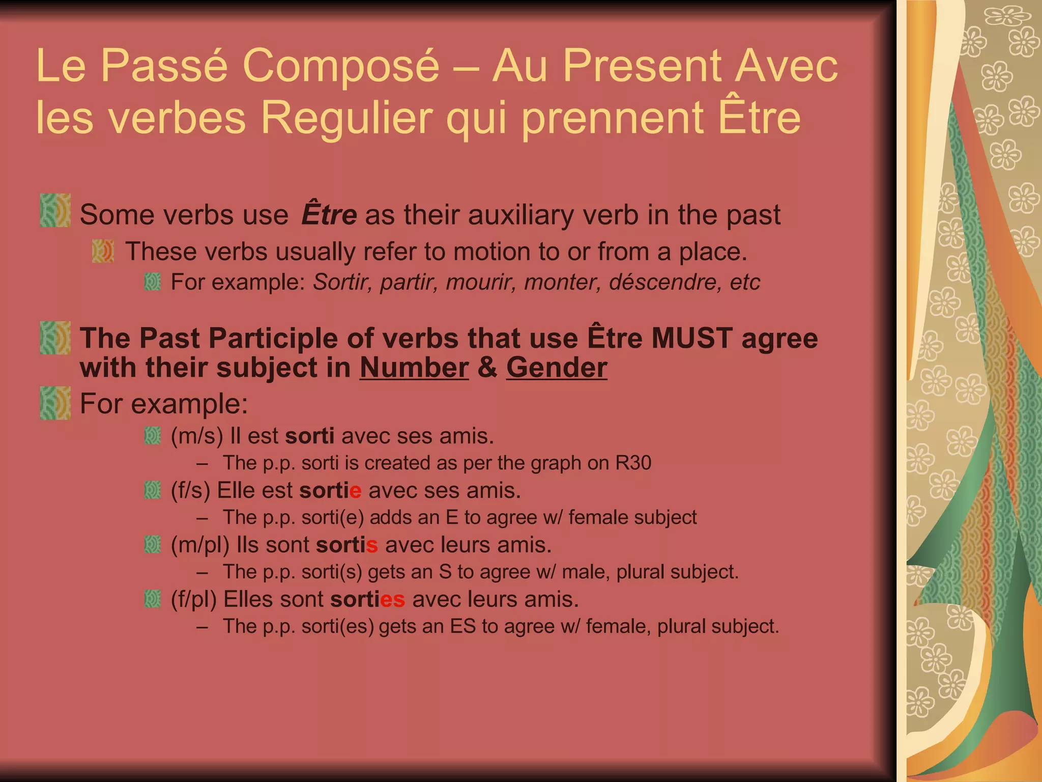 Passe Compose Powerpoint Fr3 | PPT