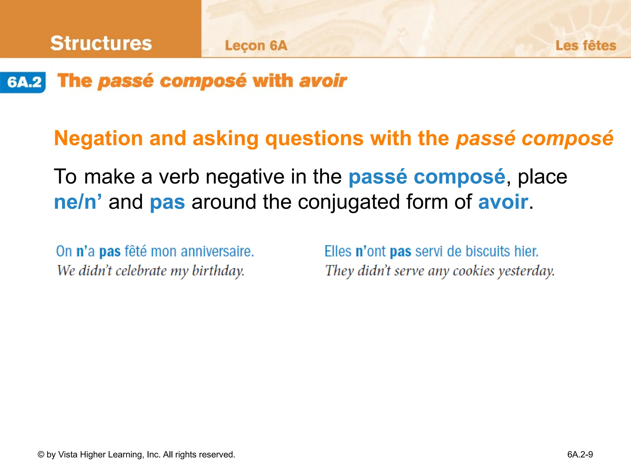 passe compose avec avoir_grammar_slides.ppt
