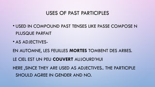 Passe Compose Notes for in-depth study t | PPTX