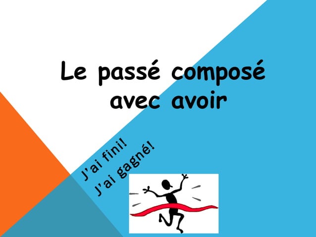 Passe compose with avoir | PPT
