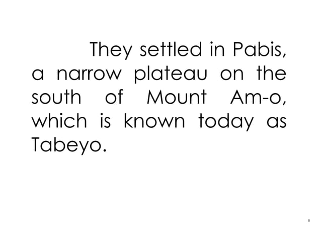 Passed 107-08-19 Mountain Province Story of Creation-How Bauko Got Its ...