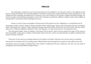 Passed 107-08-19 Mountain Province Story of Creation-How Bauko Got Its ...