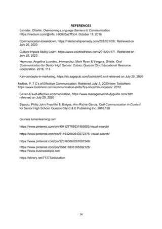 Strategies of Communication - Oral Commu | PDF