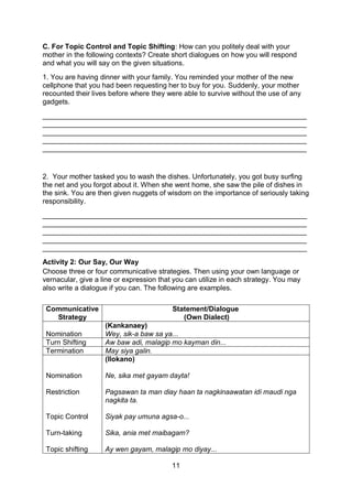 Communicative Strategies Oral Communicat | PDF