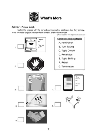Communicative Strategies Oral Communicat | PDF