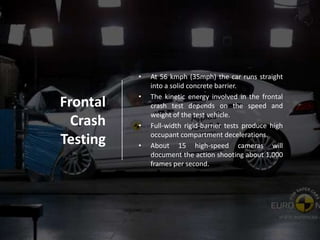 Passenger car crash testing ARAI and Euro-NCAP | PPTX