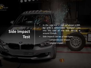 Passenger car crash testing ARAI and Euro-NCAP | PPTX