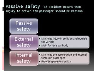 Passenger comfort and safety | PPTX