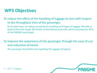 Passenger independent system for luggage | PPTX