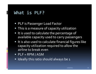 Passenger load factor | PDF