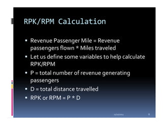 Passenger load factor | PDF