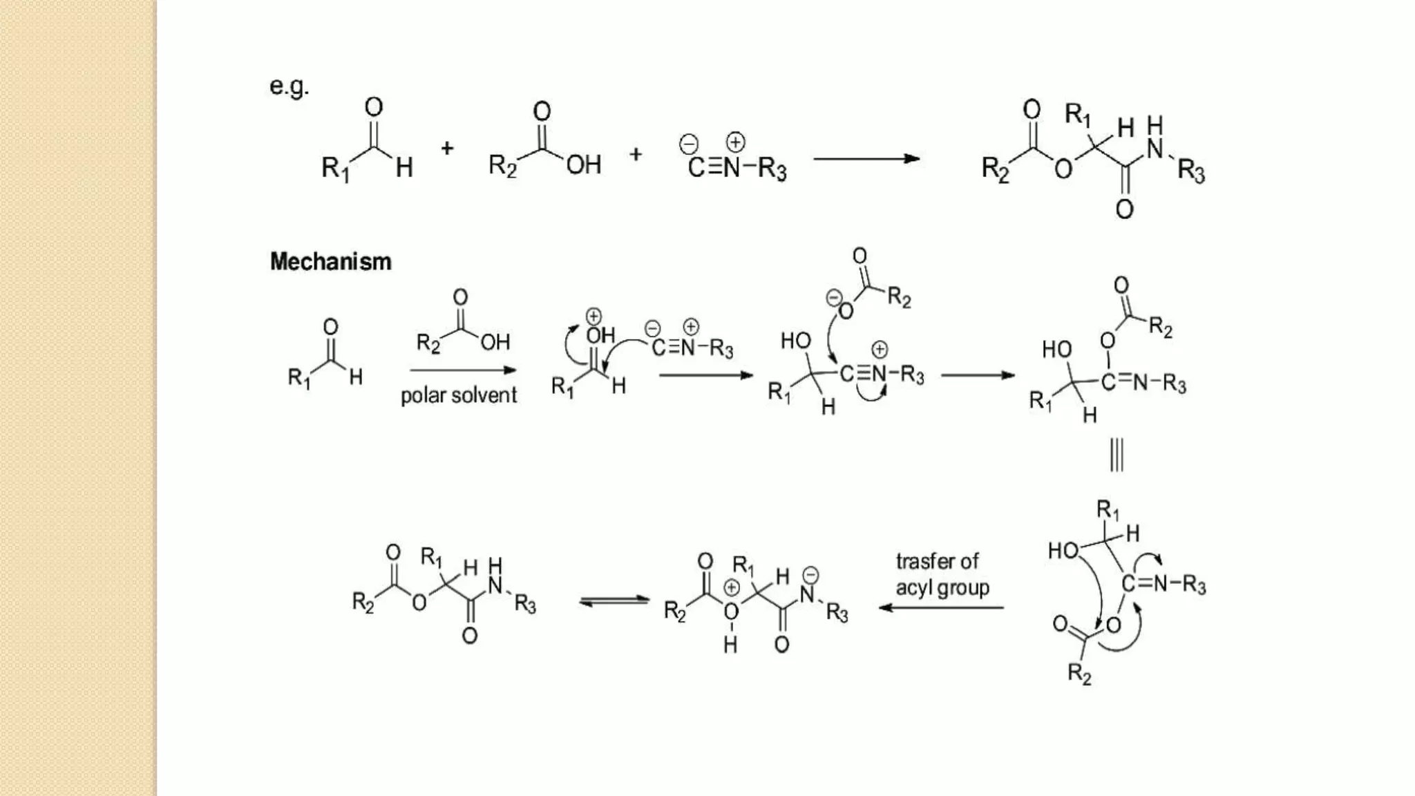 Passerini reaction | PPTX