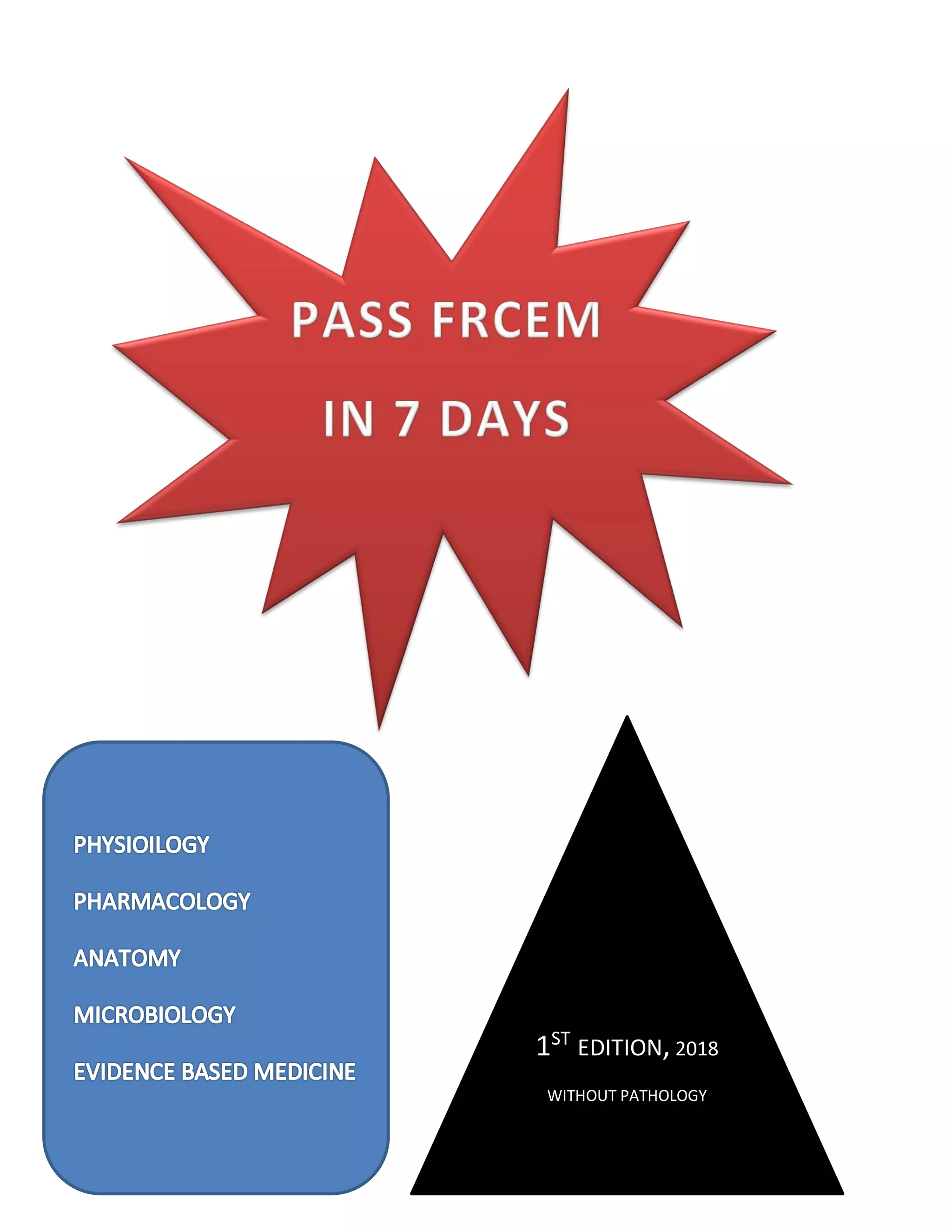 Pass FRCEM primary in 7 days 1 st edition | PDF