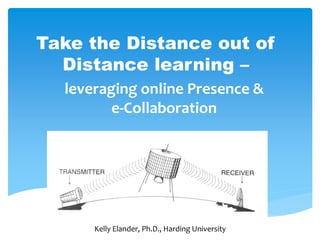 Passhe17 Taking the Distance Out of Distance Learning | PPT